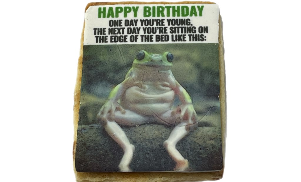 A Birthday Frog - TART BREAK @ tartbreak.com